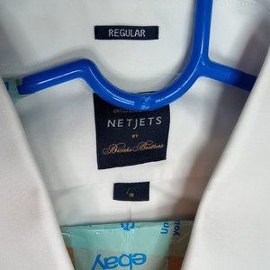 Brooks Brothers | Shirts | Netjets By Brooks Brothers Mens Shirt Size 8 ...